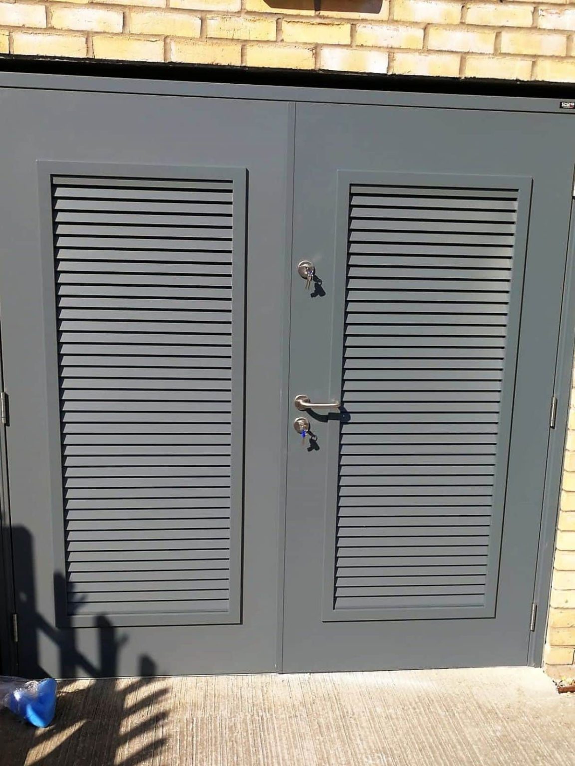 Metal Louvre Doors - Supplied And Fitted